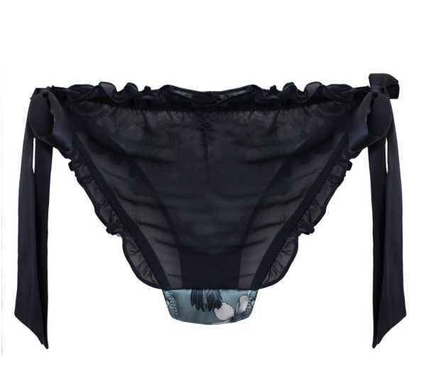 Moonlight Mist Silk Tie Side Brief - Tallulah Love